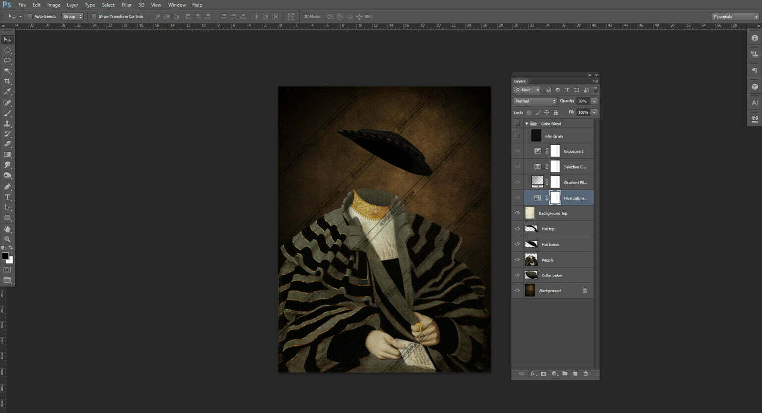 Professor Executive Renaissance Pet Portrait Template - PSD File - Pet ...